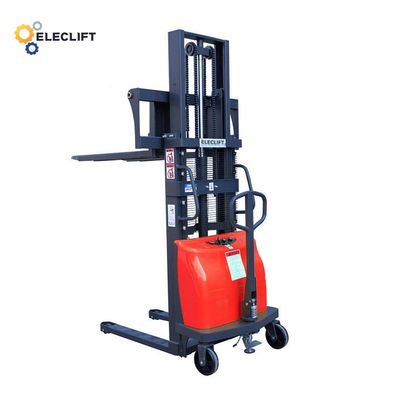 Radius Putar Minimum 1400-1800mm Semi Electric Stacker 3000kg Pallet Jack